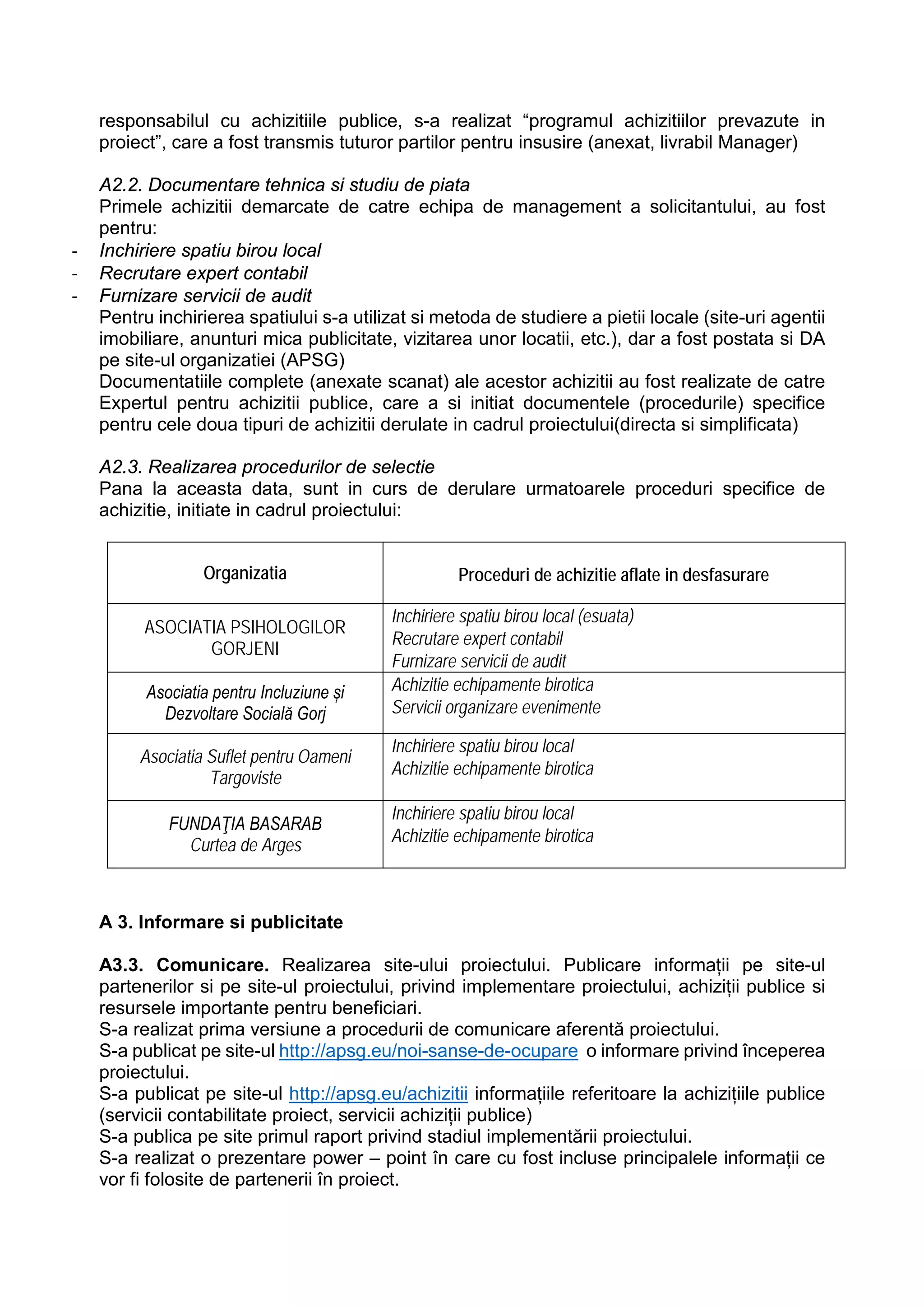 Raport lunar nr 1 | PDF