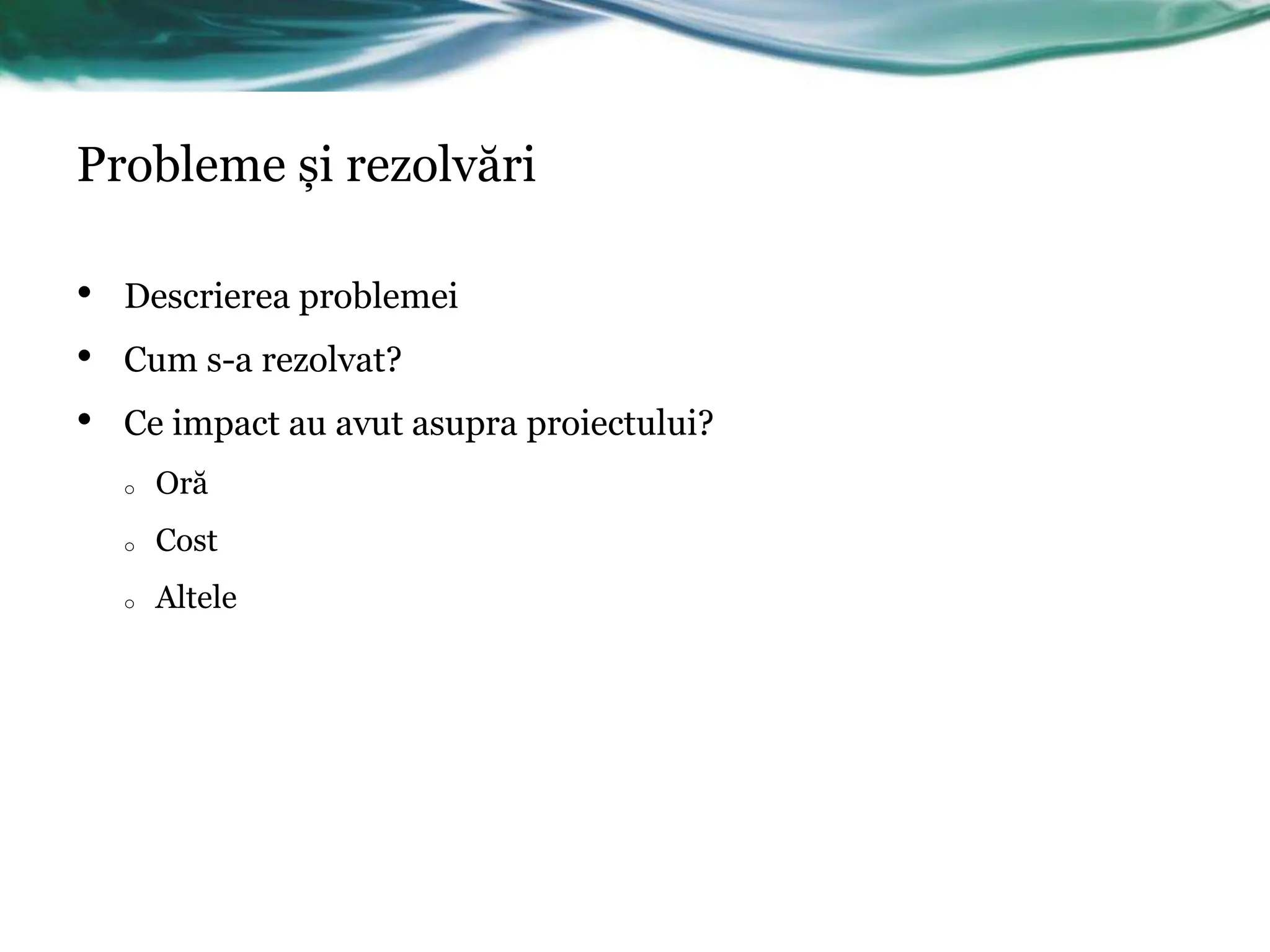 Raport stare proiect - prezentare powerpoint | PPT | Free Download