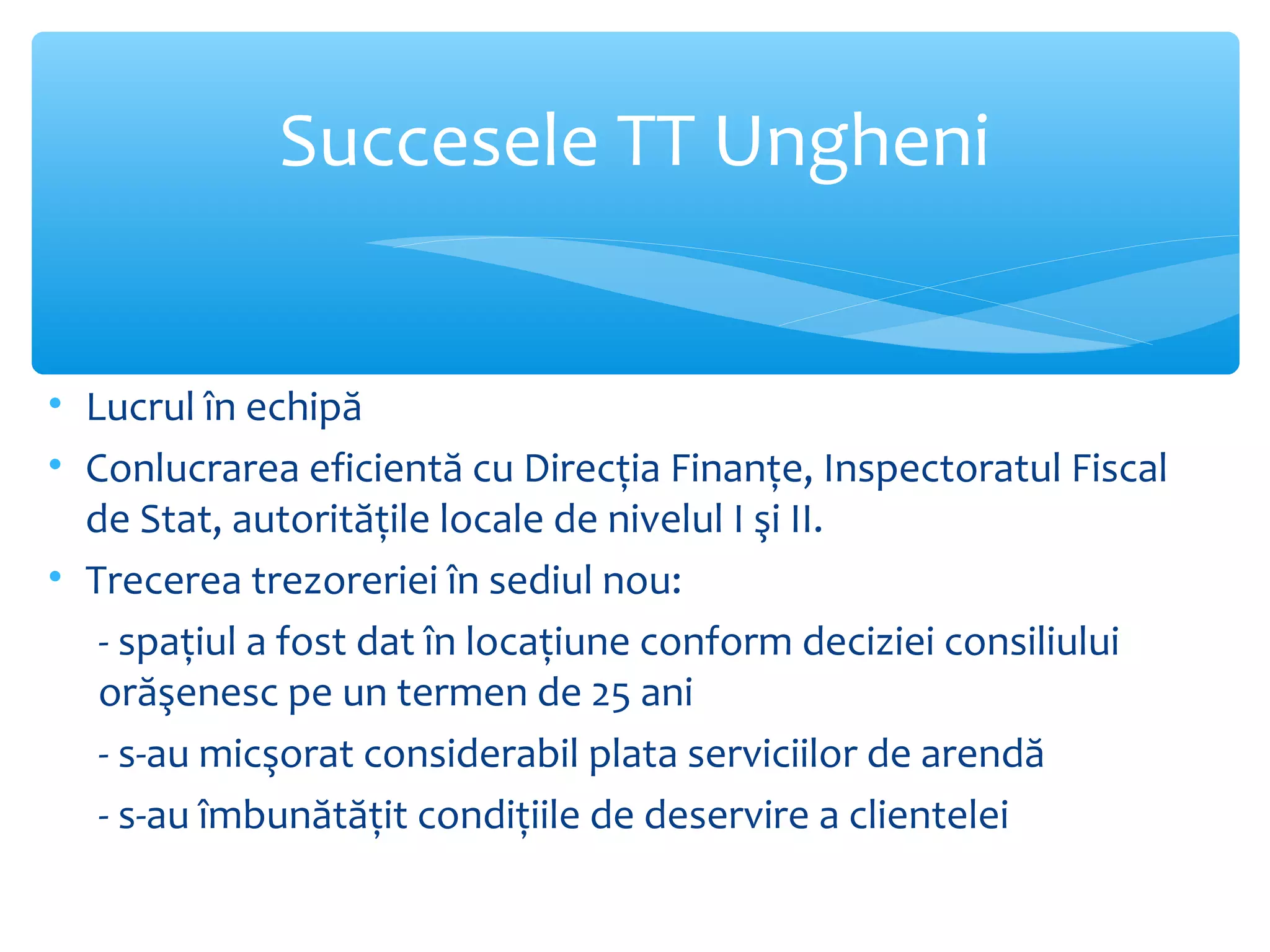 Raport tt ungheni | PPT