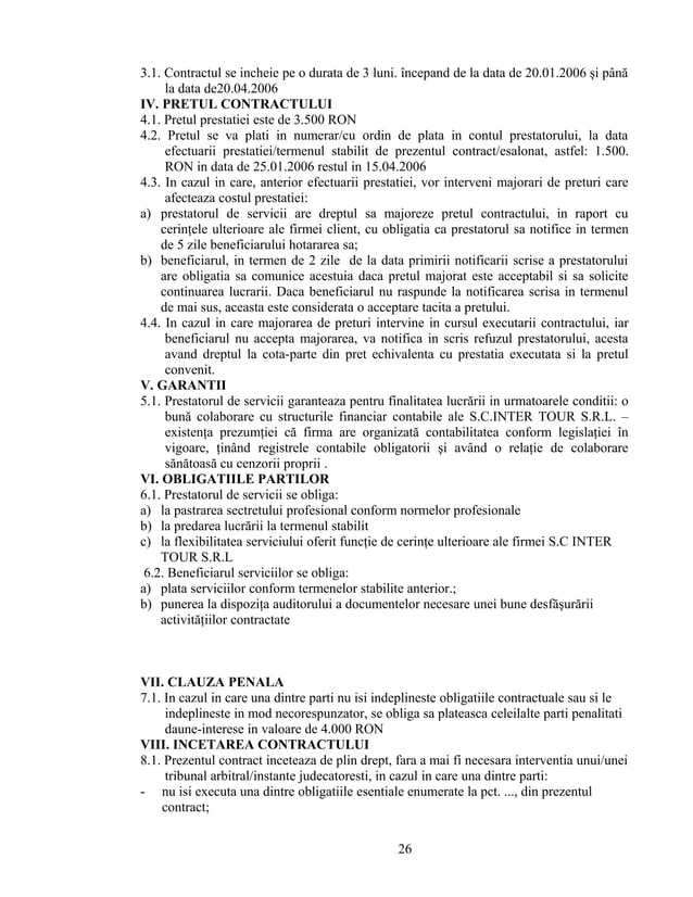 Raportul al unei sc com proiect-audit | DOC