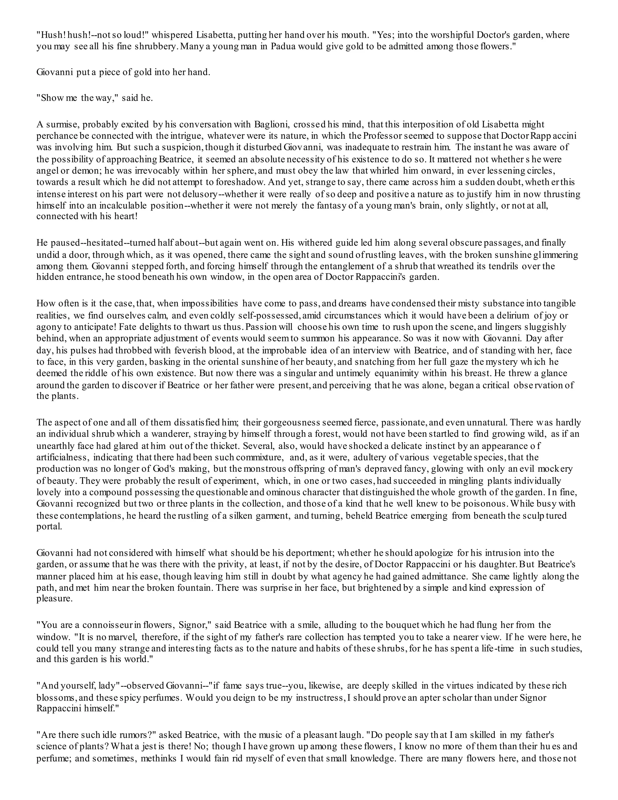 Rappaccinis daughter - complete text | DOCX