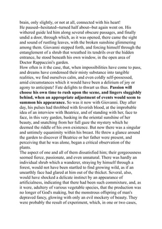 Rappaccini's daughter | PDF