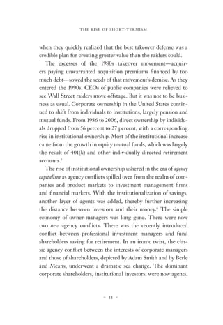 Saving Capitalism from Short-Termism | PDF