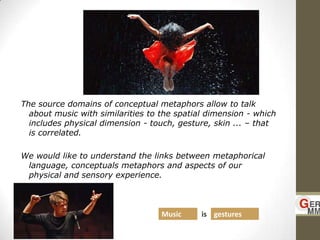 Marc-André Rappaz - Metaphors, gestures, and emotions in music | PPTX