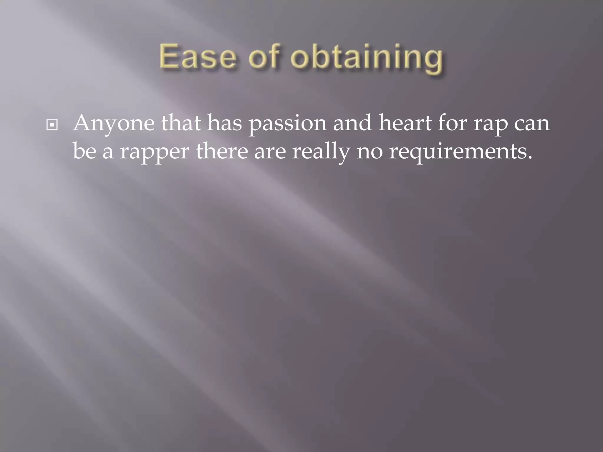 Rapper | PPT