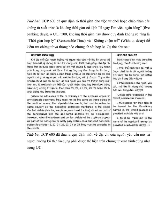 Bộ chứng từ trong thanh toán L/C - Tiểu luận | DOCX