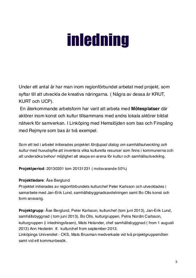 Rapport fördjupad dialog om kultur och samhällsutveckling