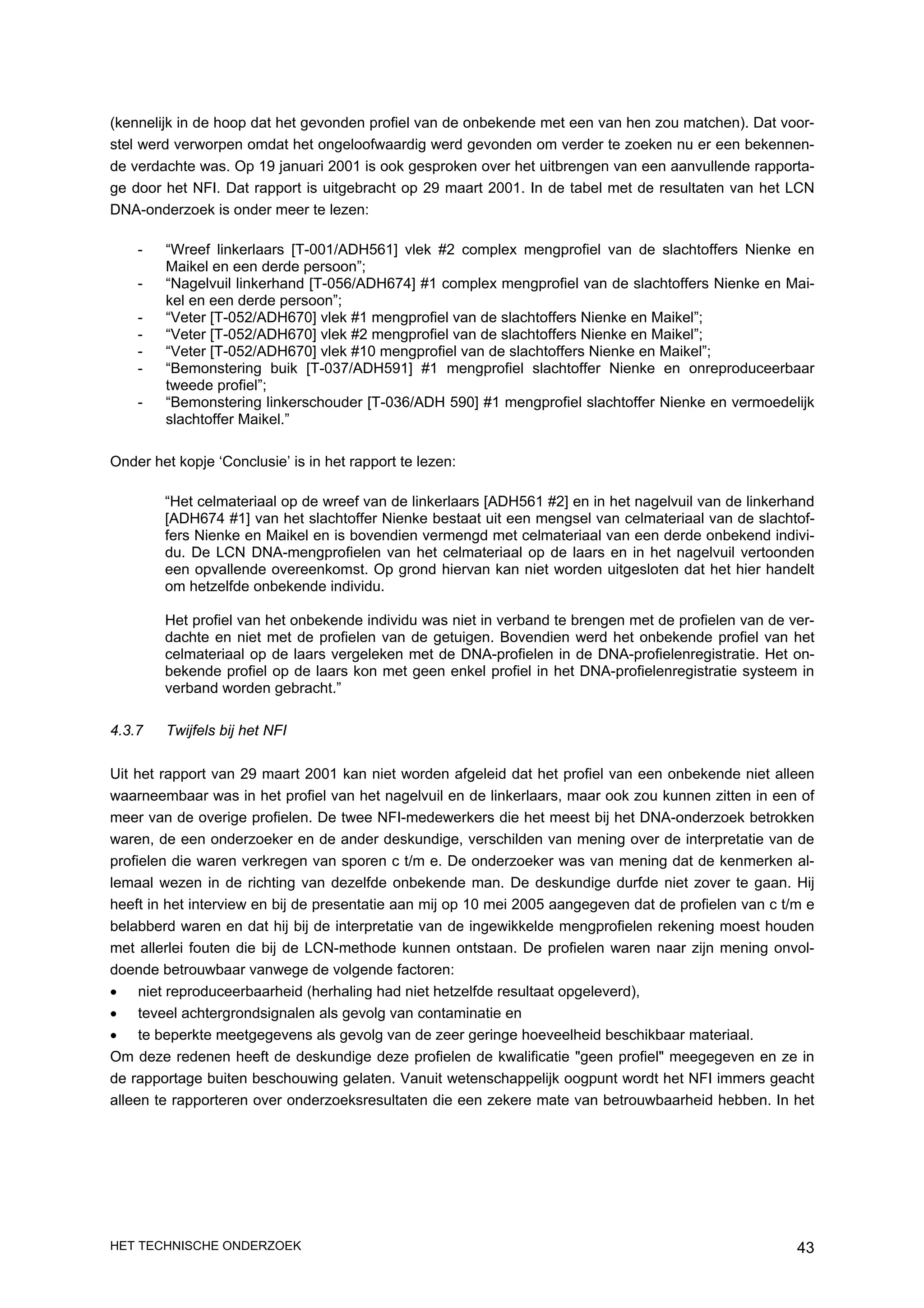 Rapport posthumus - Evaluatieonderzoek in de Schiedammer parkmoord | PDF