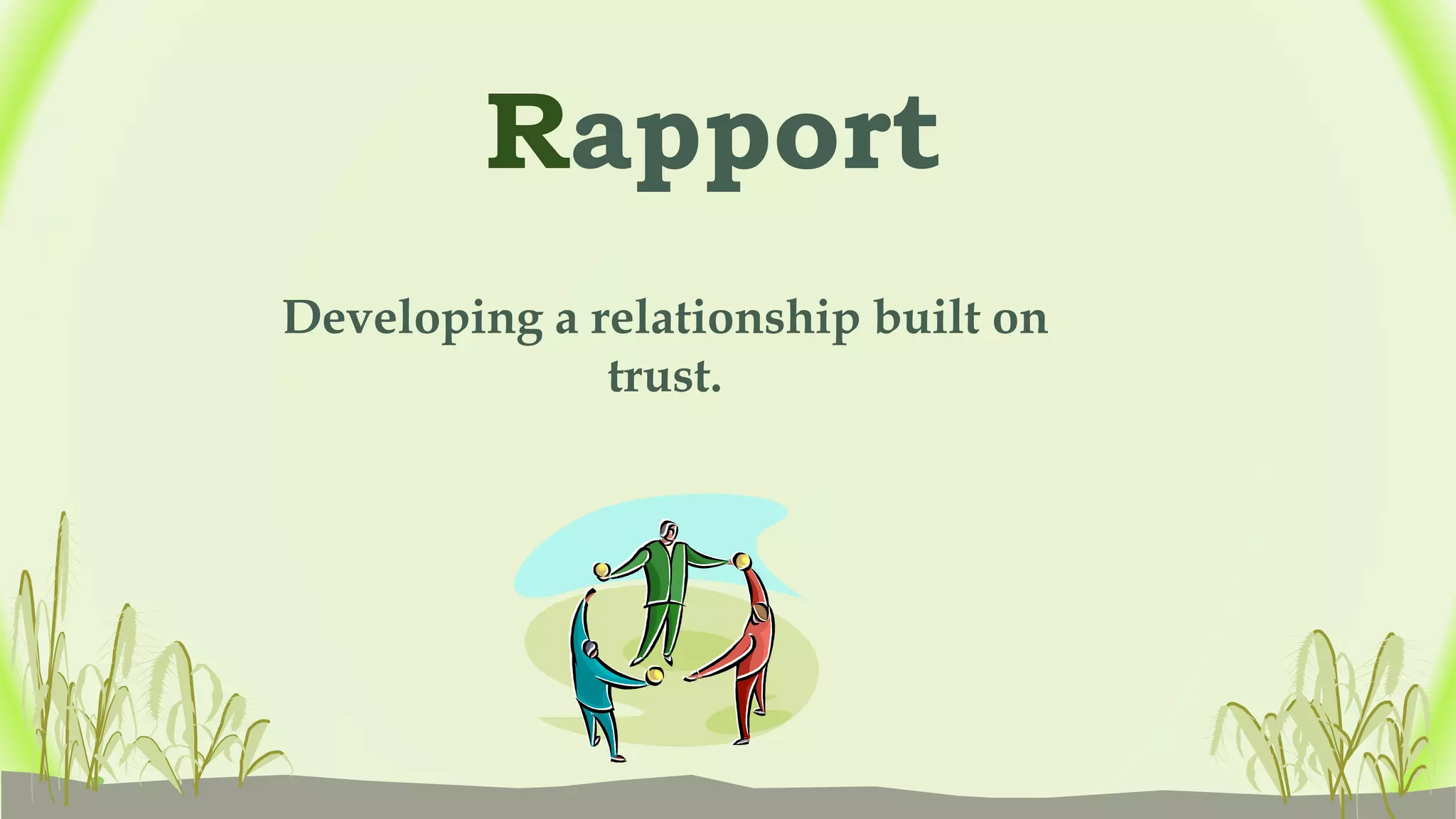 Rapport building | PPTX