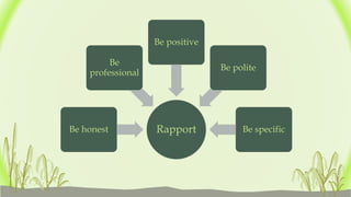 Rapport building | PPTX
