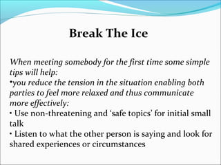 Rapport building | PPT