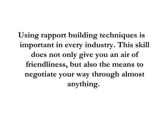 Rapport Building Techniques: 3 Powerful Techniques To Build Rapport ...