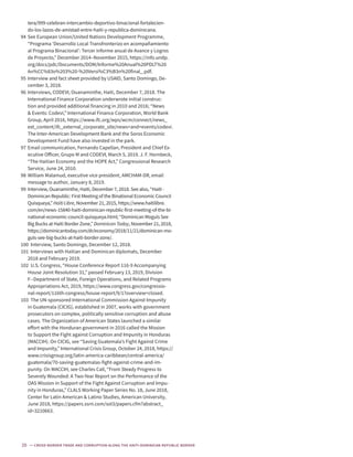 Rapport CSIS sur Contrebande sur Frontiere entre Haiti et la Republique ...