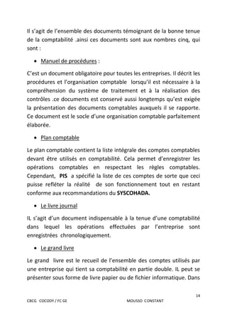 Rapport de stage bts finances comptabilite et gestion d entreprises | PDF
