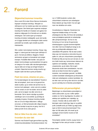 Rapport - hvordan norske virksomheter jobber med employer branding | PDF