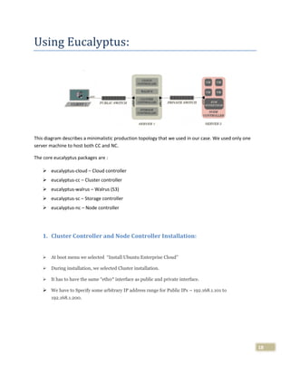 Rapport eucalyptus cloud computing | PDF