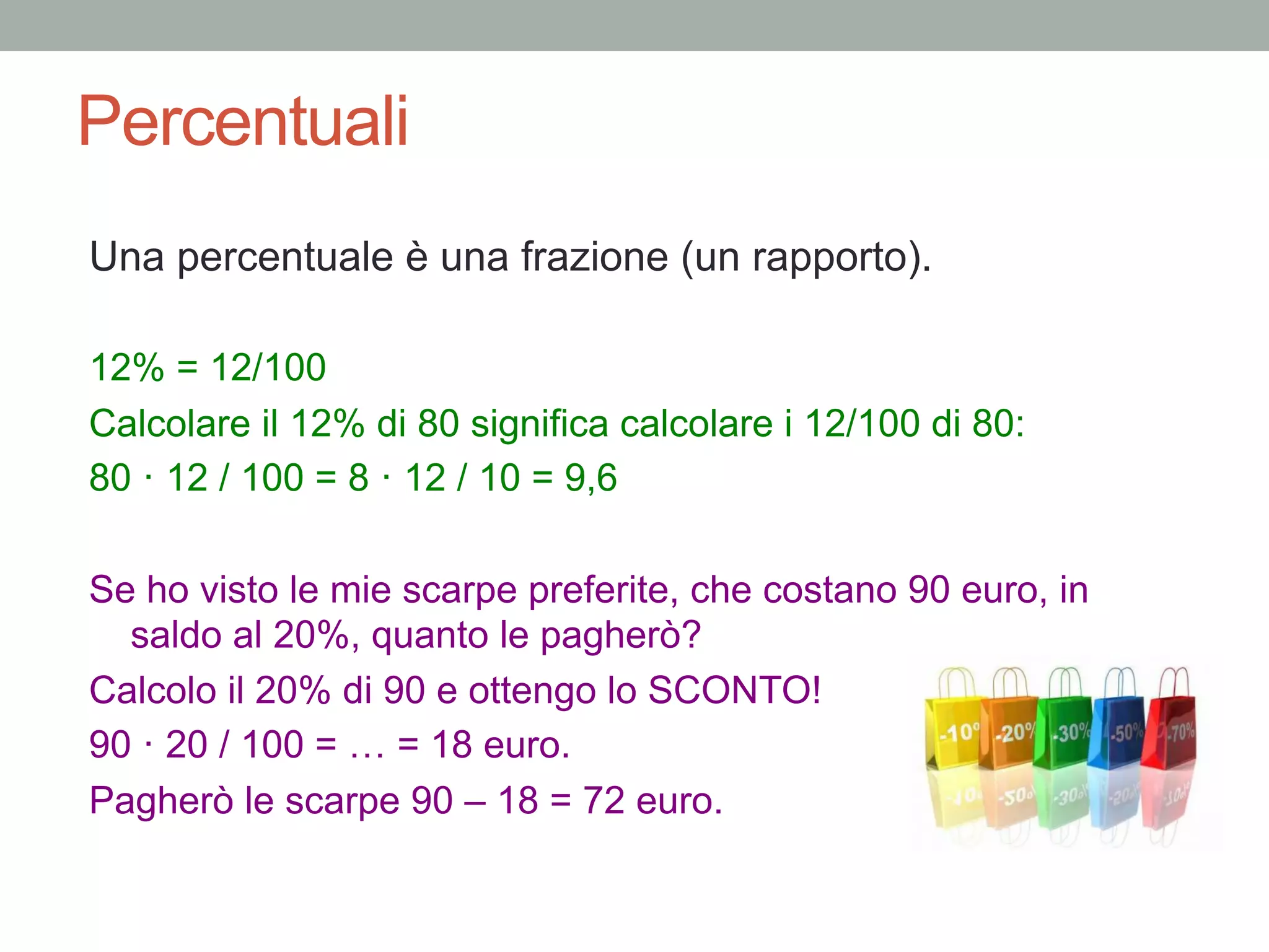 Rapporti e proporzioni - classe II | PDF