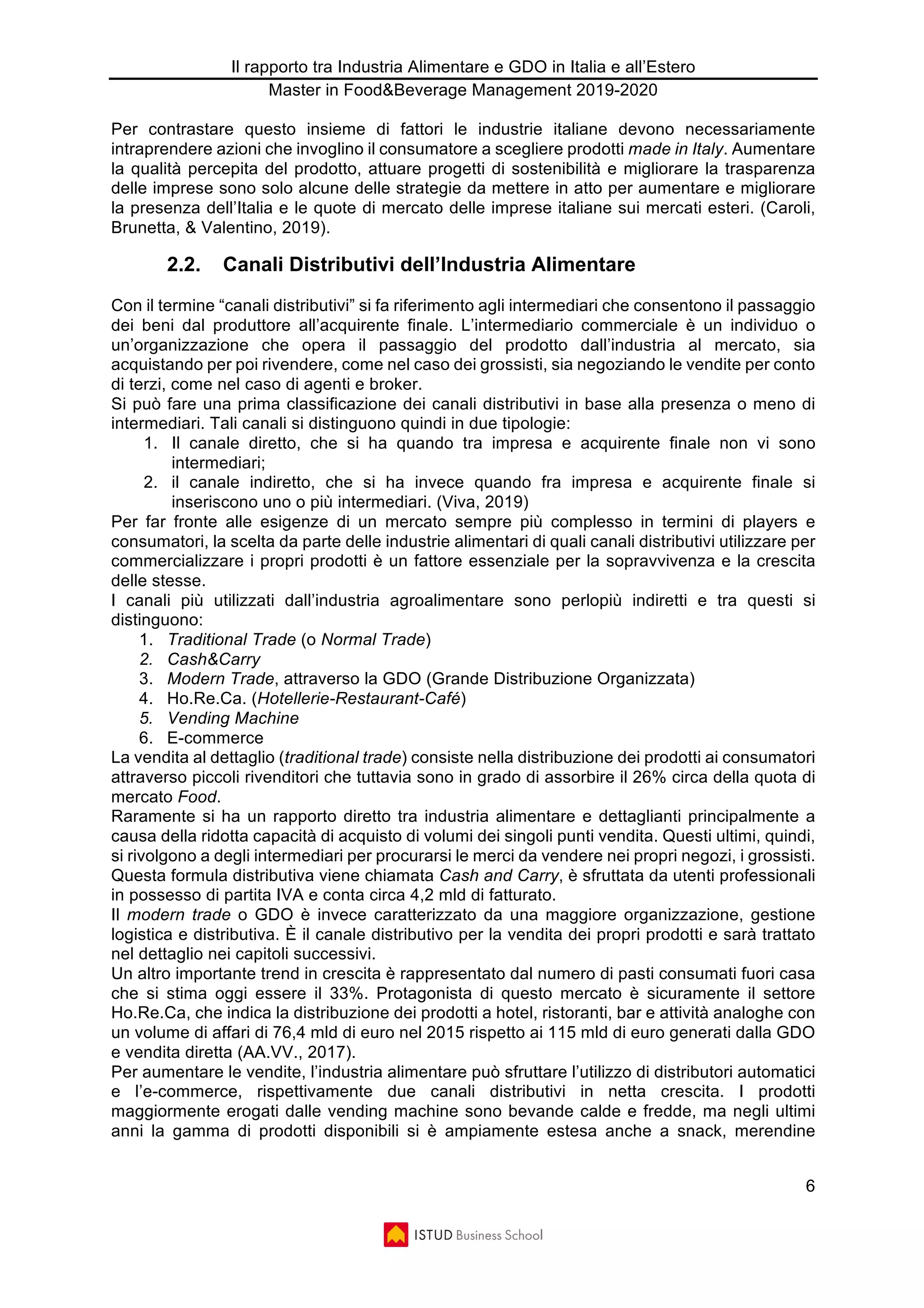 Rapporto tra GDO e industria alimentare | PDF