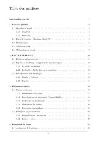 Rapport pfe isi_Big data Analytique | PDF
