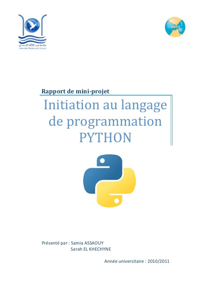 Initiation au langage python
