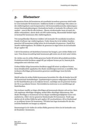 Socioekonomisk analys, invandring Sandvikens kommun | PDF