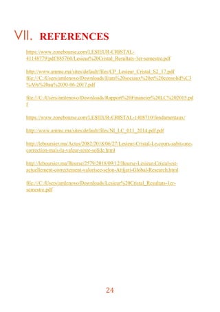 Rapport strategic management lesieur cristal- g5 | PDF