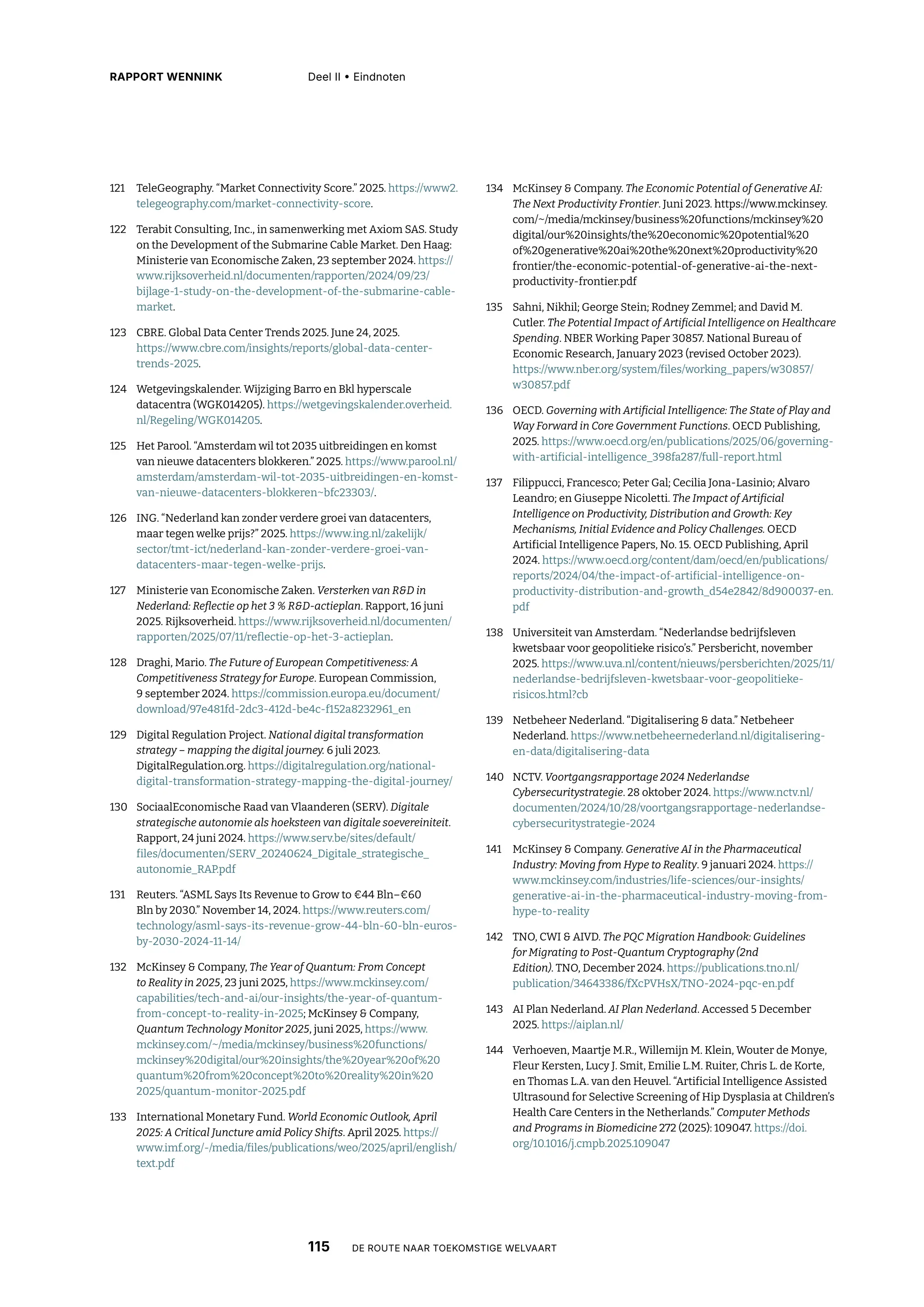 Example EU/NL Disease: Rapport Wennink 12december2025 | PDF