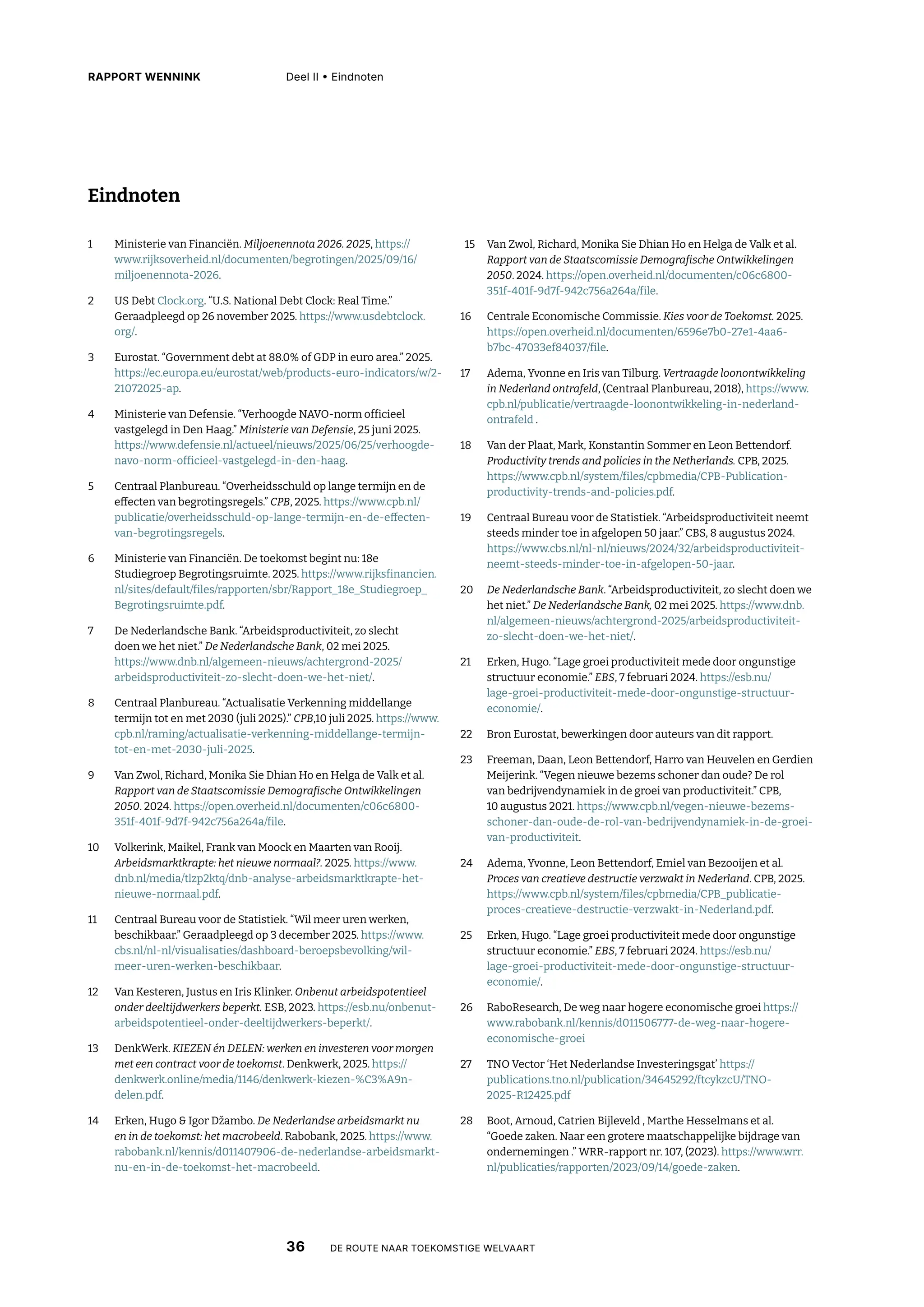Example EU/NL Disease: Rapport Wennink 12december2025 | PDF