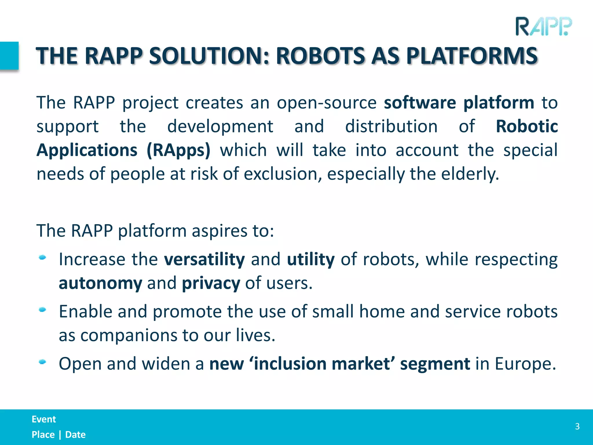 RAPP project presentation | PDF