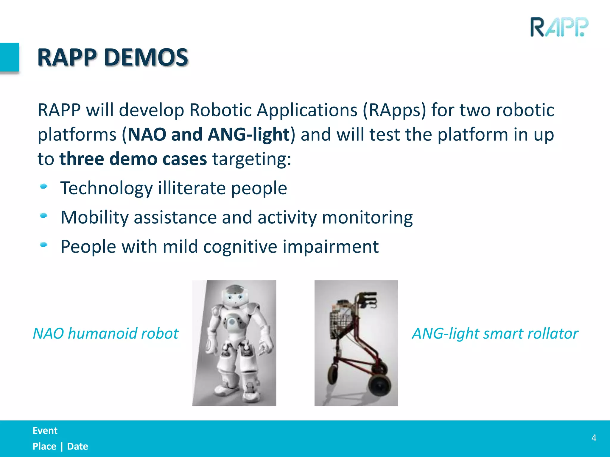 RAPP project presentation | PDF