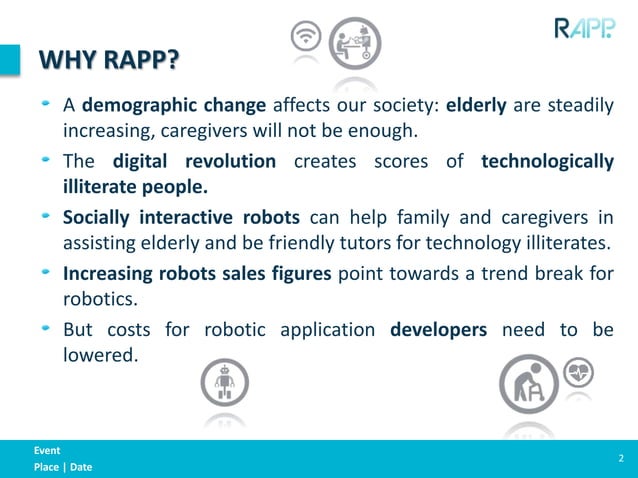 RAPP project presentation | PDF | Robotics | Technology & Computing