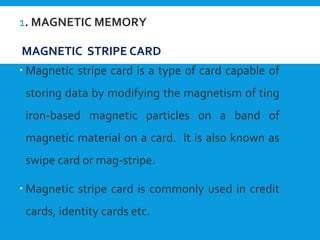 secondary storage devices | PPTX