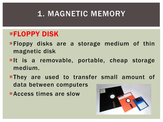 secondary storage devices | PPTX