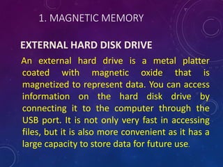 secondary storage devices | PPTX