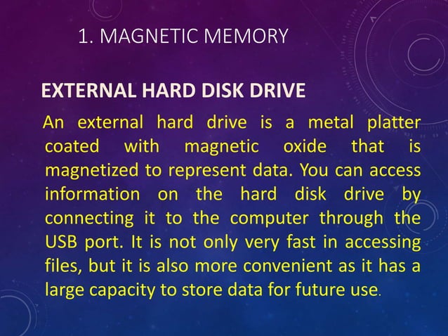 secondary storage devices | PPTX