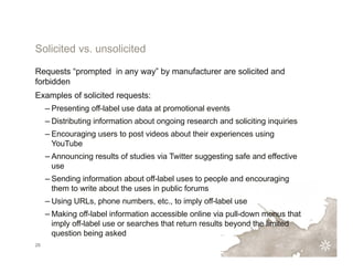 Avoiding Off-Label Promotion | PPT