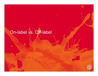 Avoiding Off-Label Promotion | PDF
