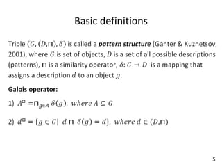 RAPS: A Recommender Algorithm Based on Pattern Structures | PPTX