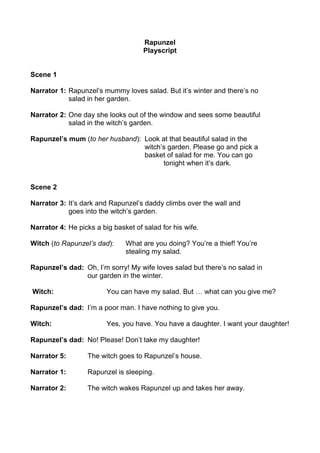 Rapunzel | PDF