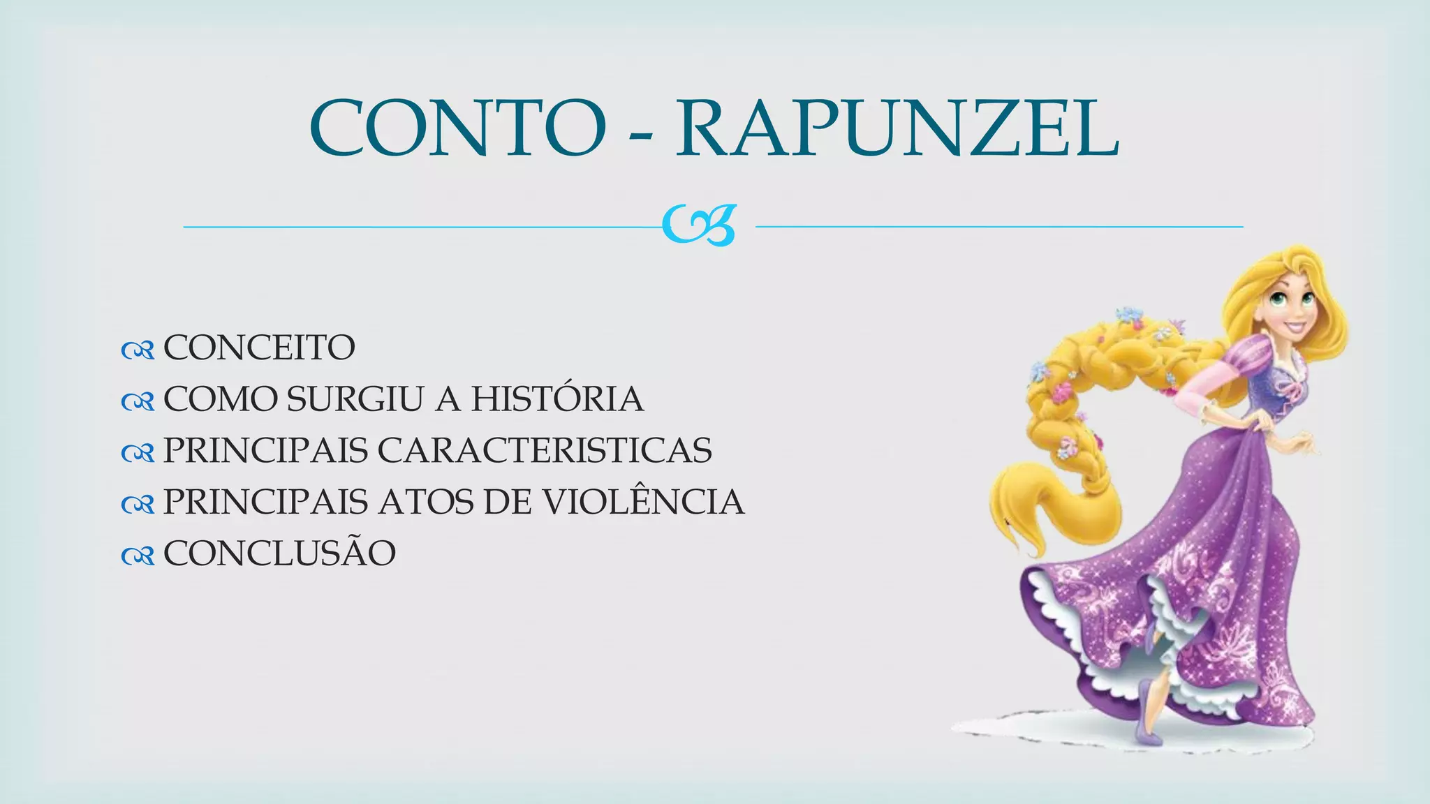 O Conto De Rapunzel Pptx
