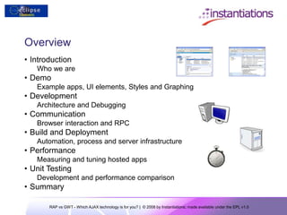 RAP vs GWT Which AJAX Technology is for you? | PPT