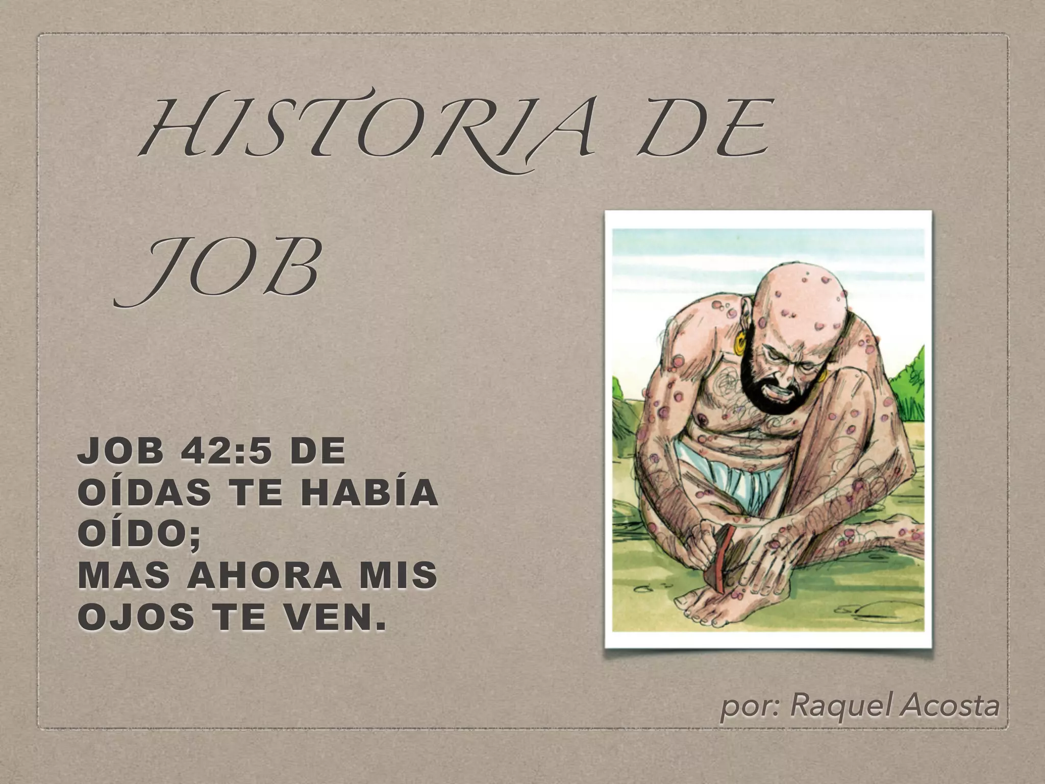 La historia de JOB | PDF
