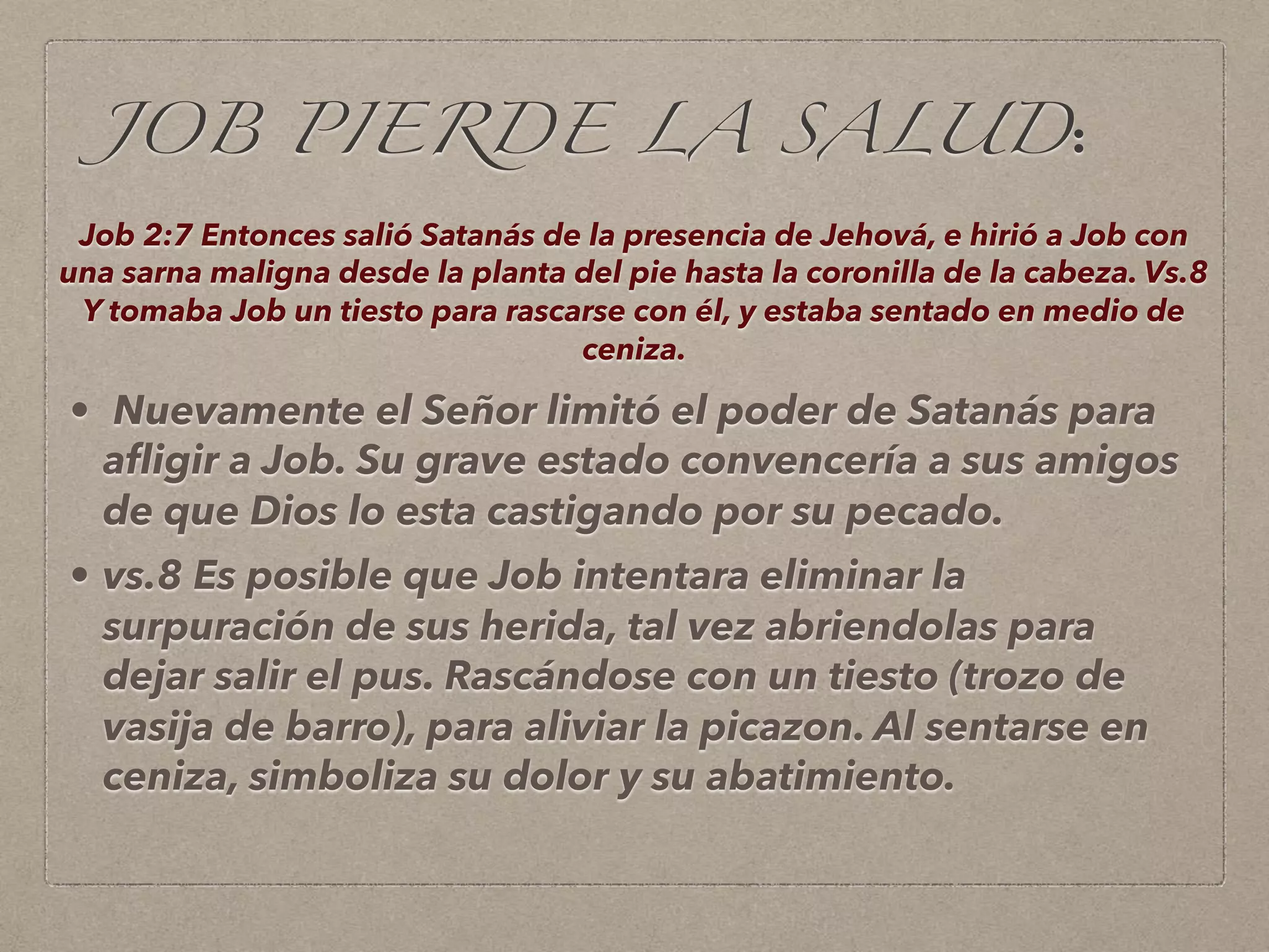 La historia de JOB | PDF