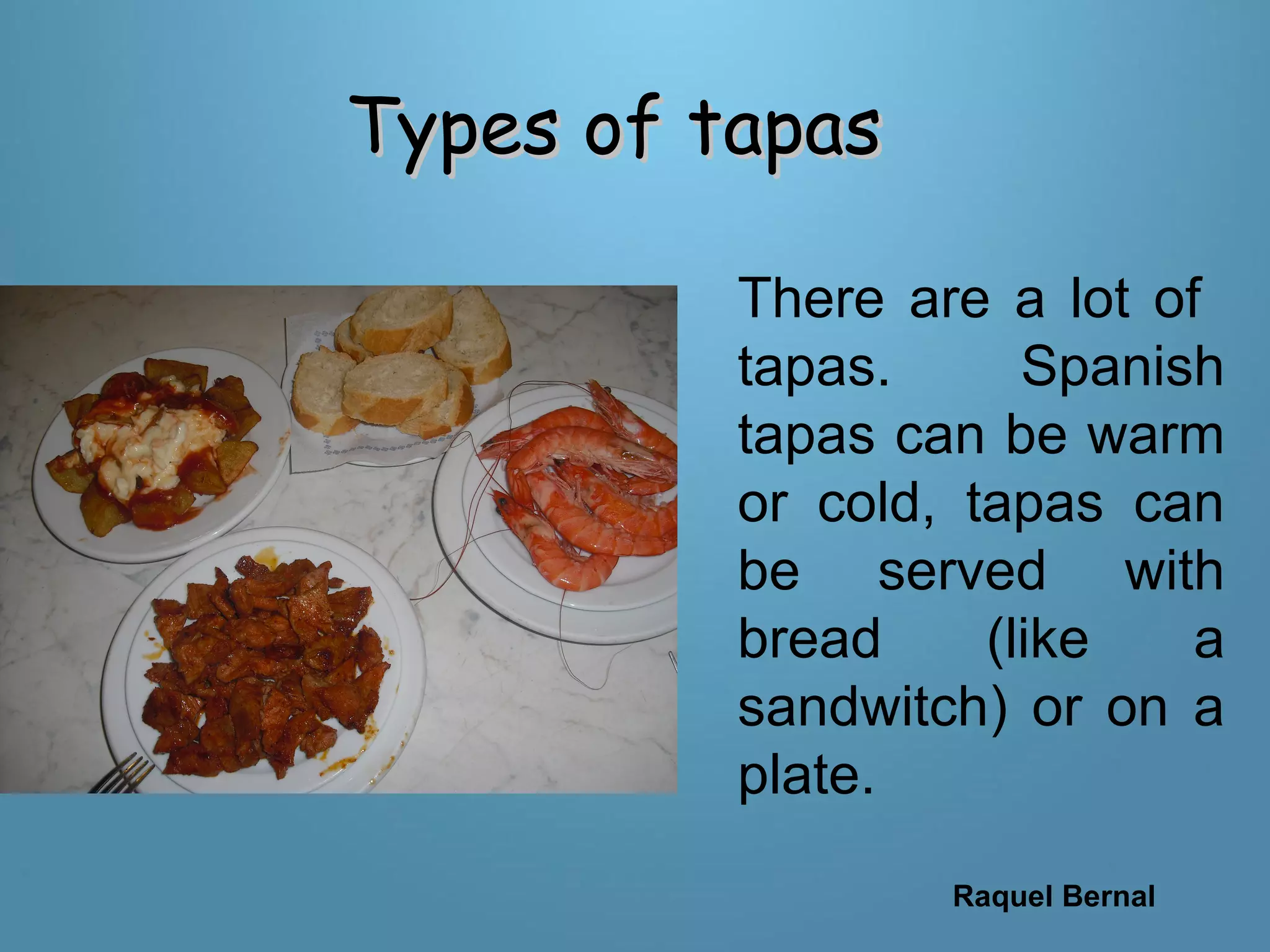 Raquel Bernal - Spanish Tapas | PDF