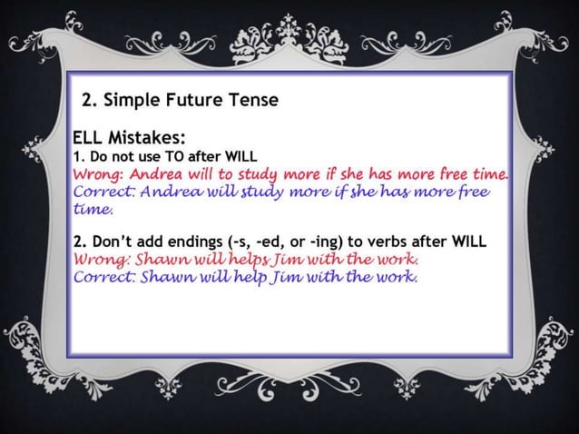 Raquel's PPT - Verb Tenses to Express Future Time | PPT