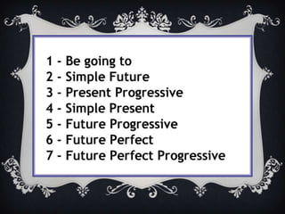 Raquel's PPT - Verb Tenses to Express Future Time | PPT