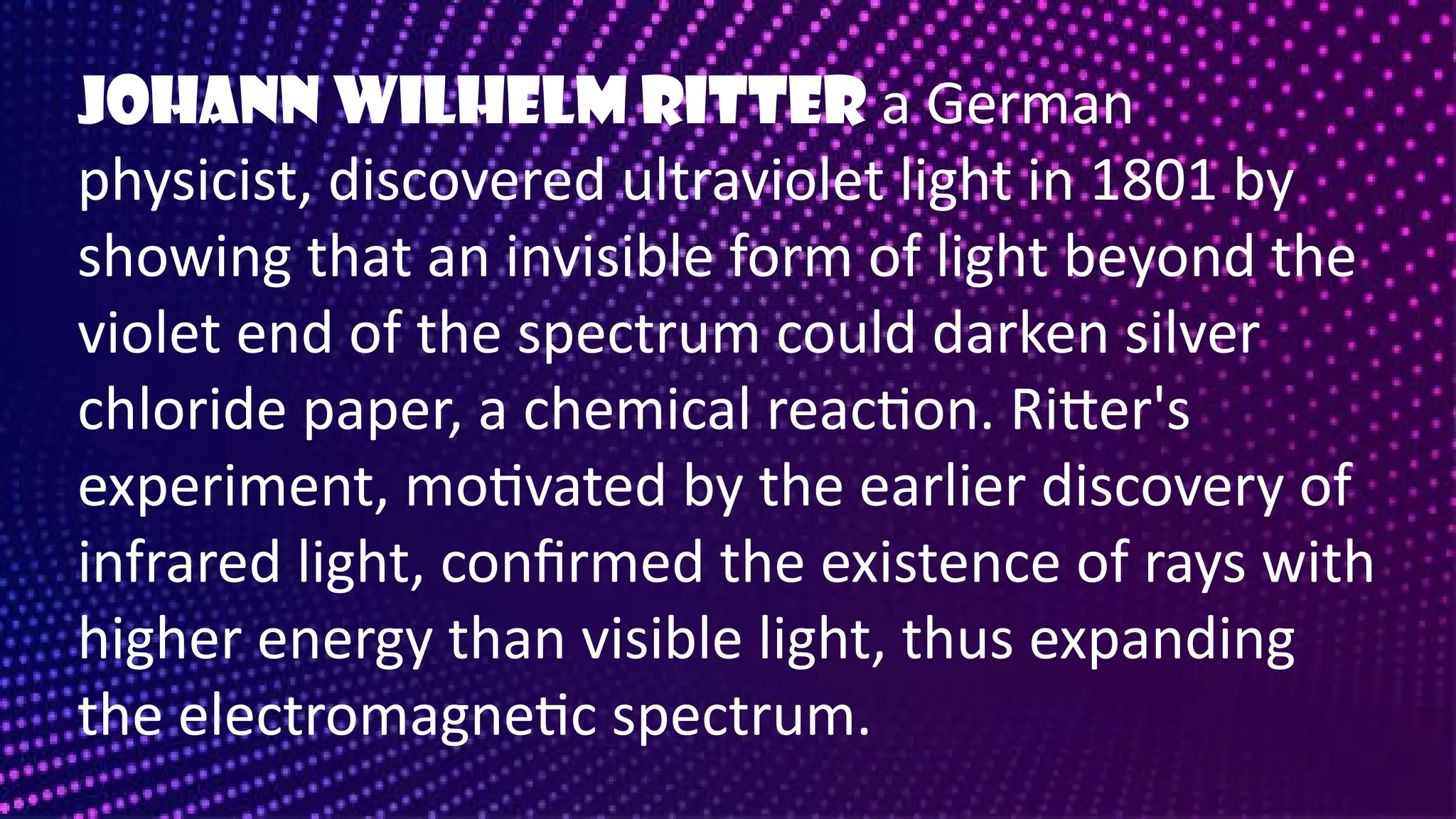 practical applications of ultraviolet rays | PPTX