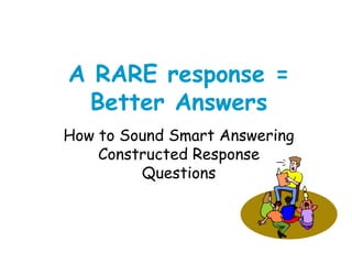 RARE - A Strategy for Constructed Prompts | PPT