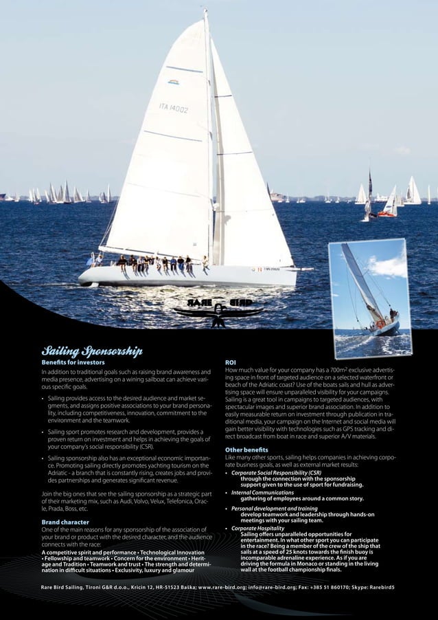 RareBird Sailing | PDF