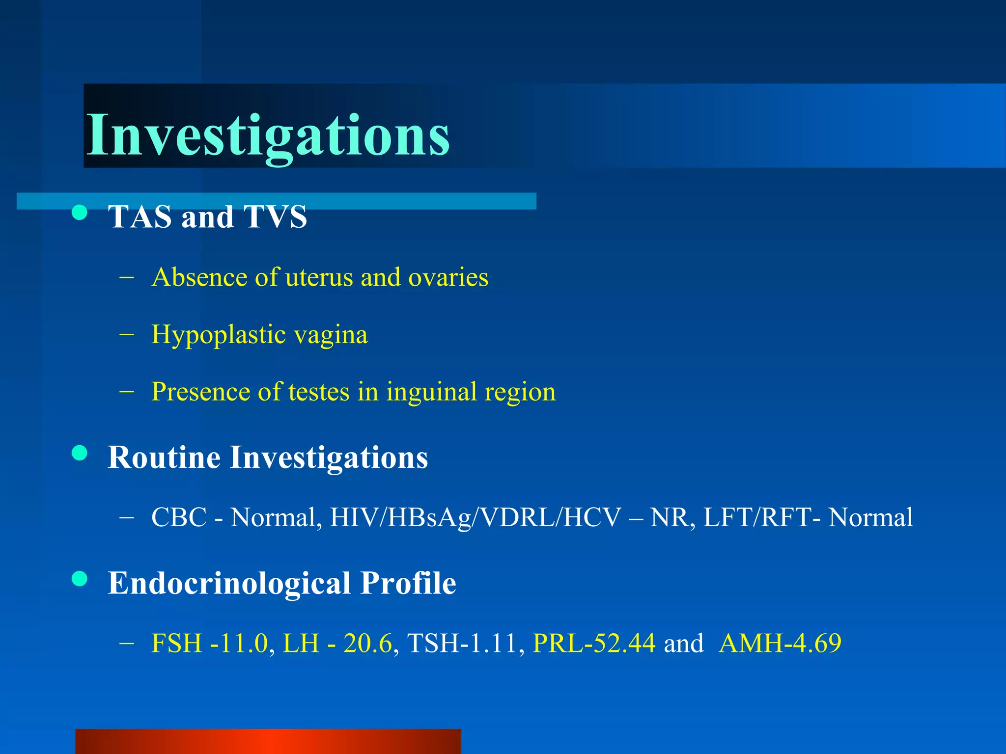 Rare case of androgen insensitivity syndrome | PPT